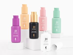 Cosmetic 30 50 100 200 ml glass lotion pump packaging bottle - Jarsking