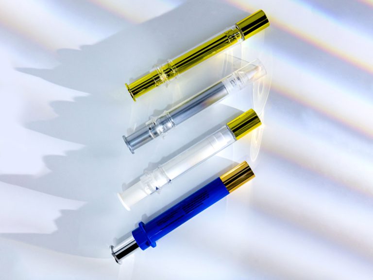 Cosmetic Syringe Tube Eye Cream Serum Pump Airless Bottle Syringe ...