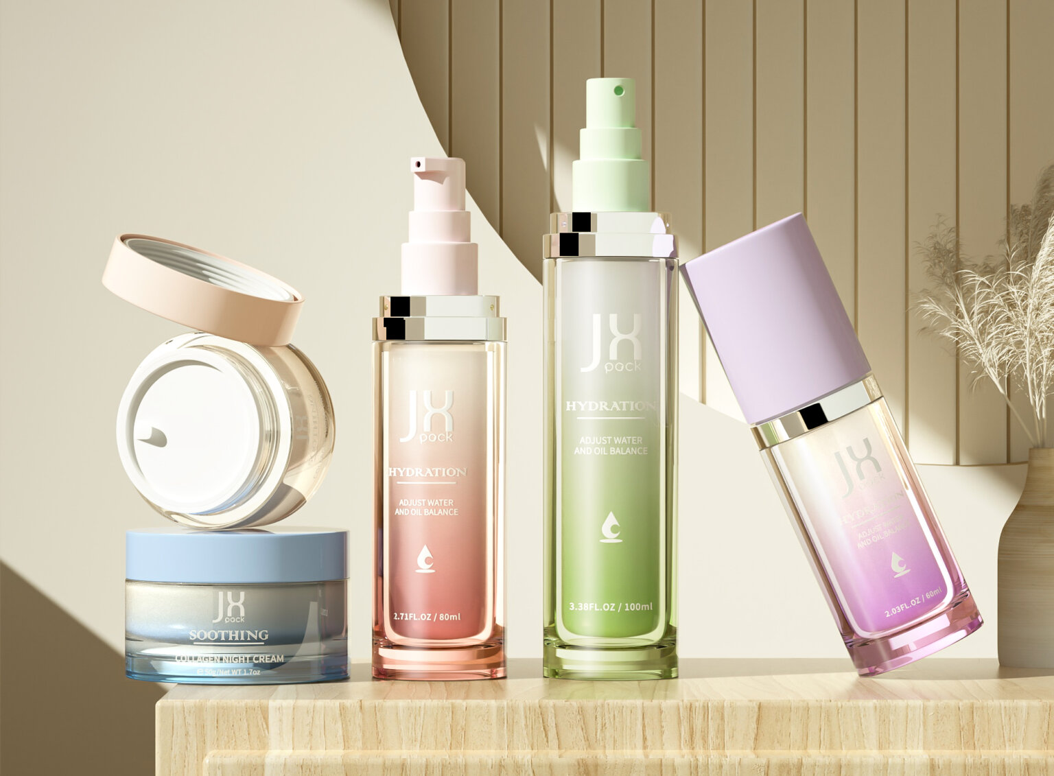Acrylic Cosmetic Packaging - Jarsking
