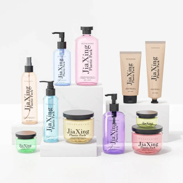 Plastic Refillable Body Wash Bottles HDPE PCR for Shower Gel 100ml ...